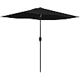 Outsunny 2 x 3(m) Garden Parasol Umbrella, Rectangular Outdoor Market ...