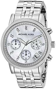 Michael Kors Mk5020 Ladies Sport Chronograph Mother of Pearl Dial with ...