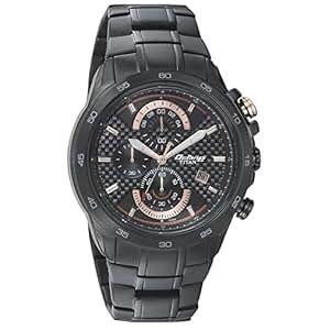 Buy Titan Chronograph Black Dial Men's Watch-90046NM01 Online at Low ...