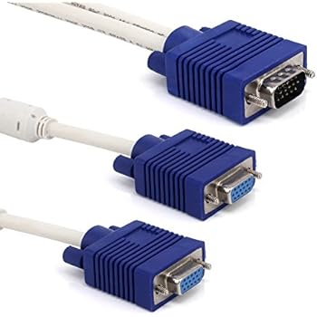 VGA male a femelle Cable VGA Double: Amazon.fr: High-tech