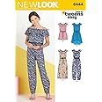 New Look Girls Easy Sewing Pattern 6444 Romper, Jumpsuits & Dresses ...