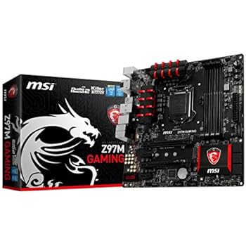 MSI Z97M Gaming Intel LGA1150 Z97 Micro ATX Motherboard (4x DDR3, 8x ...