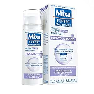 Mixa Expert Peau Sensible - Crème Apaisante Pro-Tolérance Visage + Yeux ...