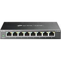 TP-Link LS108GP | 8 Port PoE Gigabit Ethernet Switch | 8 PoE+ Port ...