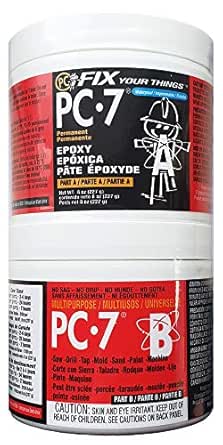 PC-Products 087770 PC-7 Heavy Duty Permanent Repair Paste Epoxy, 1/2 ...