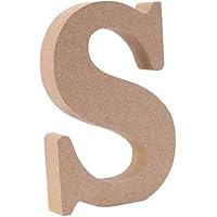 Wooden MDF Letter E - Size 8cm Tall - Free Standing Wooden Letters for ...