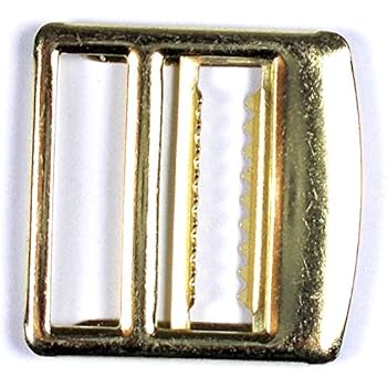 Metal Waistcoat Vest Buckle Slider Fastener Gold Colour 2.7cm x 2.7cm ...