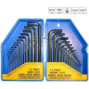 INBUS® 70426 Inbusschlüssel Zoll Set mit Kugelkopf 13tlg 0.05-3/8 ...