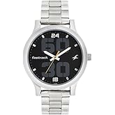 Fastrack Stunners Quartz Analog Black Dial Black Stainless Steel Strap ...