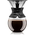 Bodum Pour Over Coffee Maker with Filter, Borosilicate Glass - 1.0 L ...