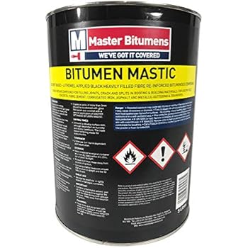 Everbuild 90305 903 Bitumen Trowel Mastic 5L, Black, 5ltr: Amazon.co.uk ...