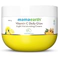 Mamaearth Vitamin C Daily Glow Light Moisturizing Cream with Vitamin C ...