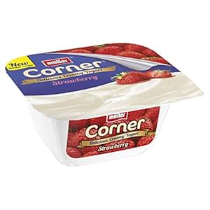 Muller Corner Yogurt Strawberry , 150g: Amazon.co.uk: Grocery