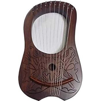 Small Lyre Harp 10 String, Tunable High Quality Beautiful Sound/Lyre ...