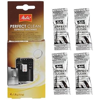Genuine Melitta Perfect Clean Coffee Machines Cleaning Tablets (Pack of ...