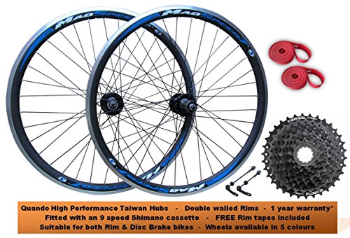 26 Mtb Mountain Bike Rear Front Rear Wheel Set Wheelset | Desertcart KUWAIT