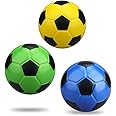 LNCOJOLM 12CM Foam Mini Soccer Balls for Kid Toddler, Soft Squishy ...