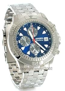 FOSSIL Speedway Chronograph Date Silver Mens Watch: Amazon.co.uk: Watches