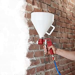 Hopper gun, plaster gun, plaster spray: Amazon.co.uk: DIY & Tools