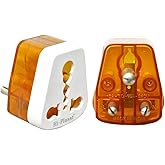 Hi-Plasst 16A 3-Pin Converter Plug (Pack of 3) – 5A to 15A/16A Adapter ...