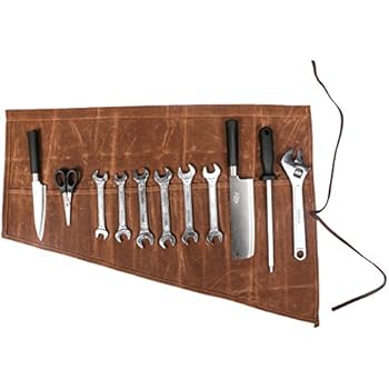 Faithfull Leather Chisel Roll - 8 Pocket: Amazon.co.uk: DIY & Tools