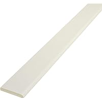 UPVC Plastic Trim 45mm x 1m x 5 Pack - White Architrave Skirting Board ...