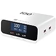 Portronics 100W Adapto 100D Fast Charging 5 Port Adaptor with LCD Power ...