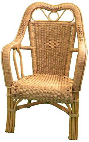 High Back Wicker Chair: Amazon.co.uk: Kitchen & Home