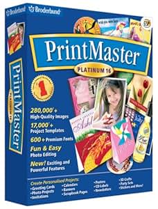 PrintMaster Platinum 16 (PC): Amazon.co.uk: Software