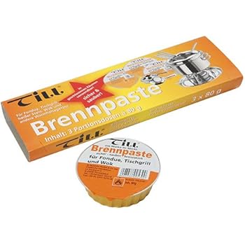 Till Brennpaste Fondue Gel/Paste Chafing Dish Burner Fuel 6 x 80g Pots ...