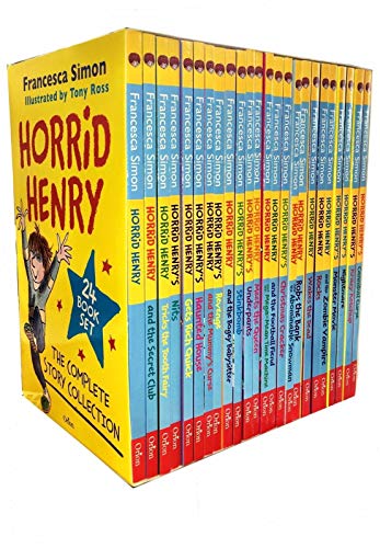 Horrid Henry The Complete Story Collection 24 Books Box Set Pack ...