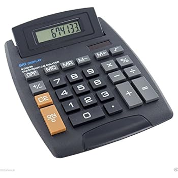 New Jumbo 8 Digit Large Button Battery Operated Desktop Calculator For ...