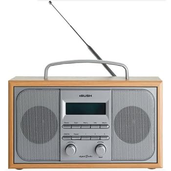 BUSH DAB/ FM STEREO RADIO IN A WOODEN CABINET: Amazon.co.uk: Electronics