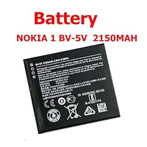 TOS -Nokia 1 Battery Compatible Battery for Nokia 1 BV-5V 2150MAH 3.85V ...