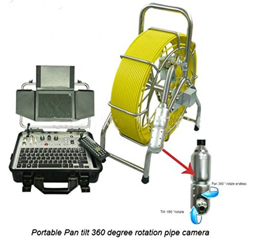 Buy Built-in chargeable battery powered pan tilt pipeline inspection ...