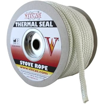 Stove Fire Rope Black -10mm Diameter- VITCAS Heat Resistant Thermal ...