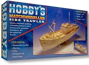 Matchmaker Trawler - Matchstick Ship Modelling Kit : Amazon.co.uk: Toys ...
