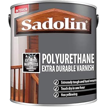 Sadolin Polyurethane Extra Durable Varnish Clear Matt 1 L: Amazon.co.uk ...