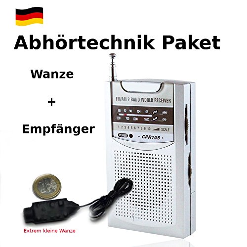 Abhörgerät, Wanze für Spionage Zwecke - Spionage FM | preispiraten.de ...