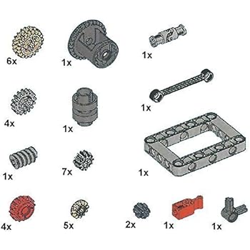LEGO Technic Differential gear box kit (gears, pins, axles, connectors ...