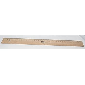 Wooden Metre Stick Yard Stick Ruler With Handle Imperial & Metric CM ...