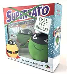 Supertato: Evil Pea Rules Book and Soft Toy (Book & Plush Toy): Amazon ...