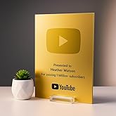 Generic Customizable Youtube YT Play Button/Playbutton for Creators ...