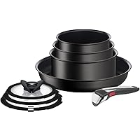 Tefal Ingenio Expertise Pots & Pans Set, 13 Pieces, Stackable, Removable Handle, Space Saving ...