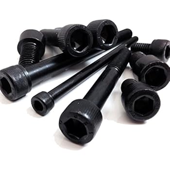 M8 x 60mm - PACK OF 10, HIGH TENSILE CAP HEAD ALLEN BOLTS SELF COLOUR ...