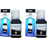 005 Ink Black Refill Ink Bottles for Epson M2140, M1100, M1120, M1140 ...