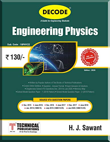 Amazon.in: Buy Engineering Physics for BE VTU Course 18 OBE & CBCS (I ...