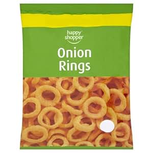 HS Onion Rings Crisps Snacks Happy Shopper Pack Bag Hoops 75g - Pack of ...