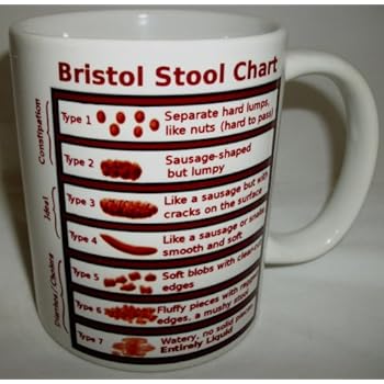 Bristol Stool Chart Ceramic Mug: Amazon.co.uk: Kitchen & Home