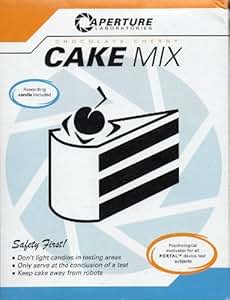 Portal Aperture Laboratories Cake Mix: Amazon.co.uk: Kitchen & Home